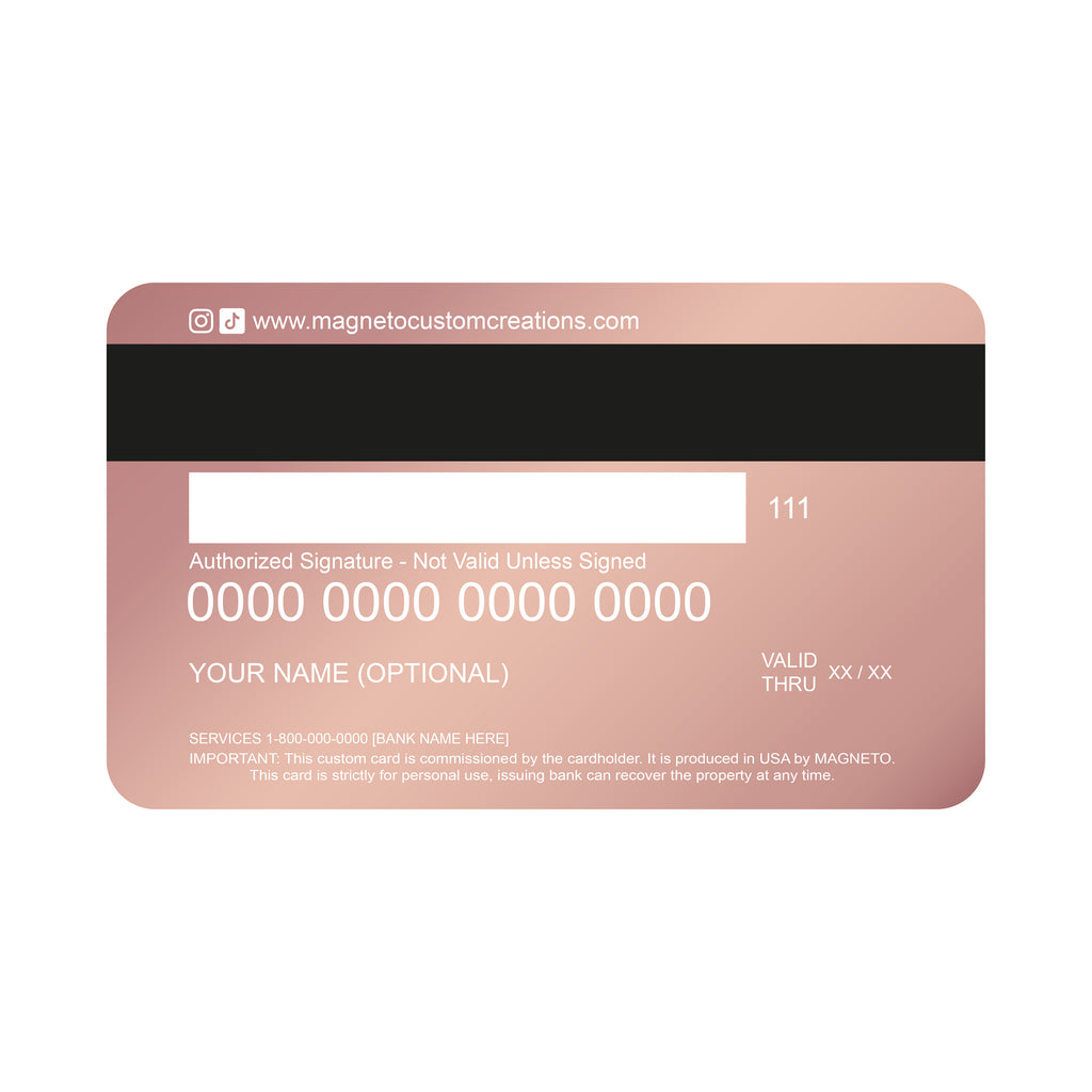 Customizable debit or credit card - Wason – Magneto Custom Creations